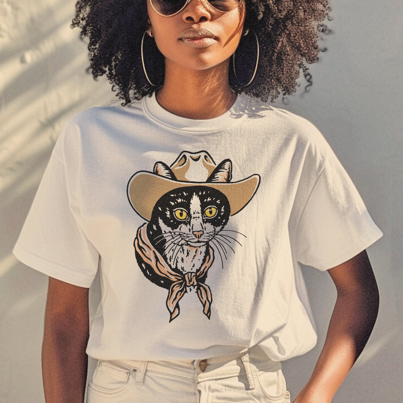 Tuxedo Cowcat Heavyweight T-shirt – Steel Bison