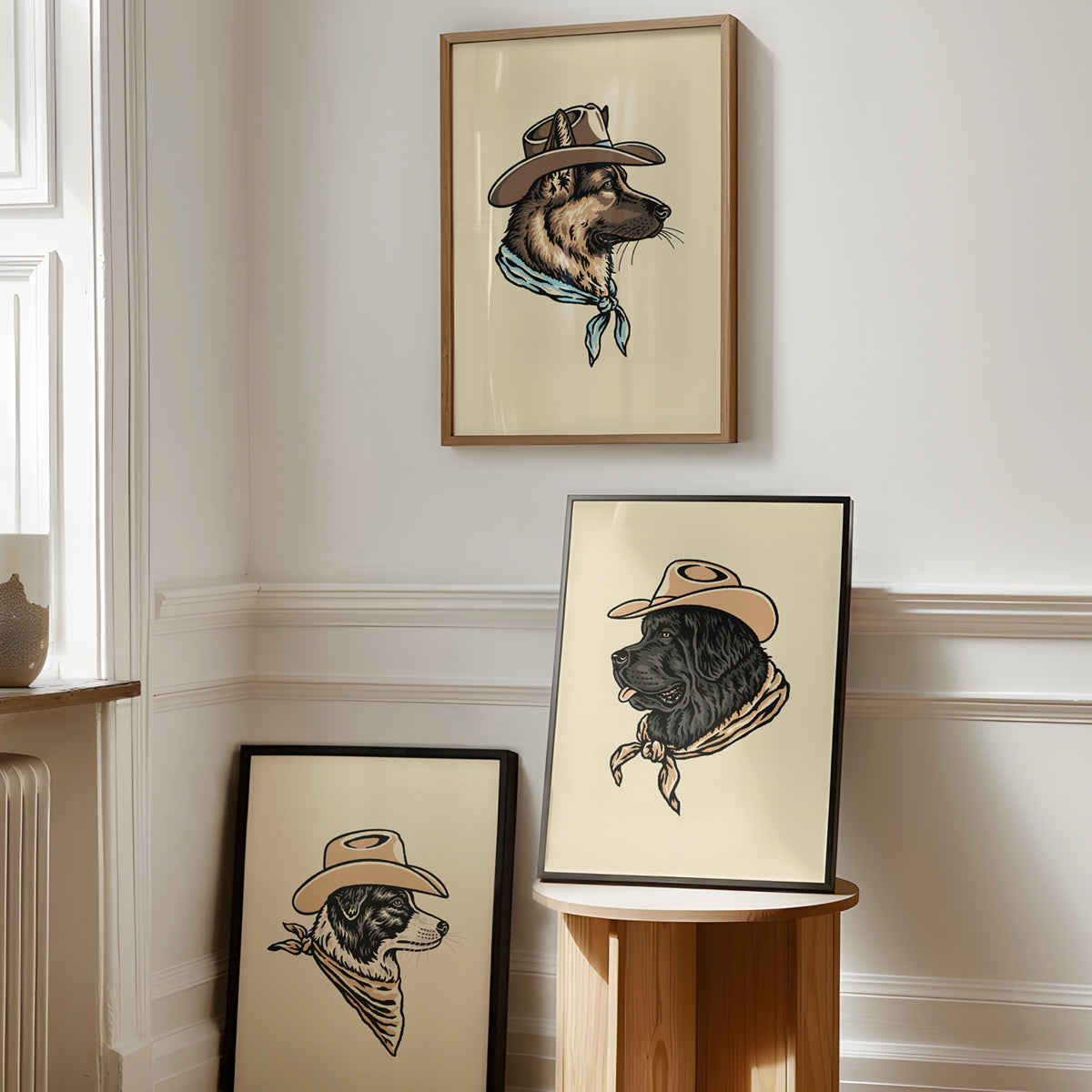 CUSTOM COWDOG DRAWING – Steel Bison