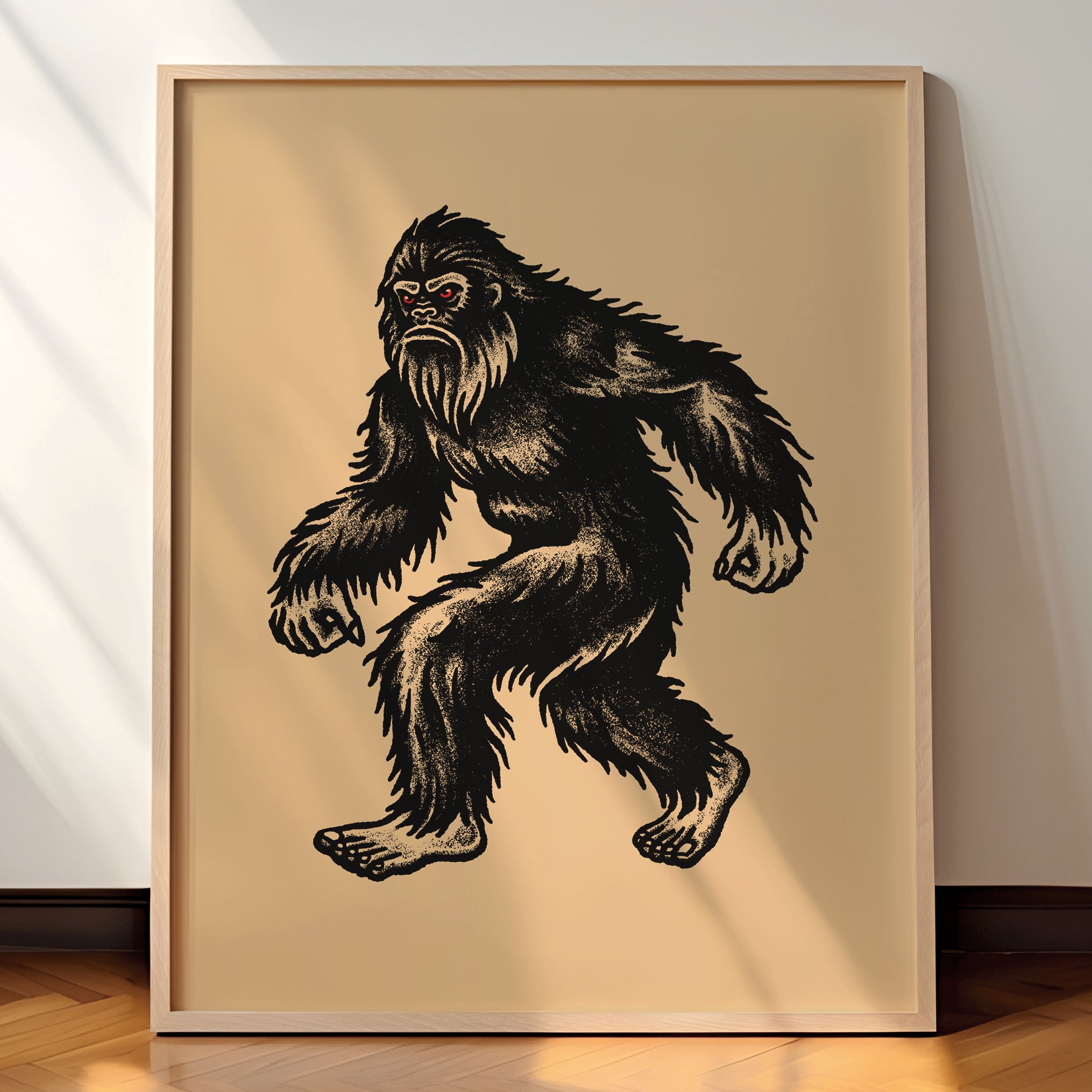 Traditional Sasquatch Giclée Print – Steel Bison