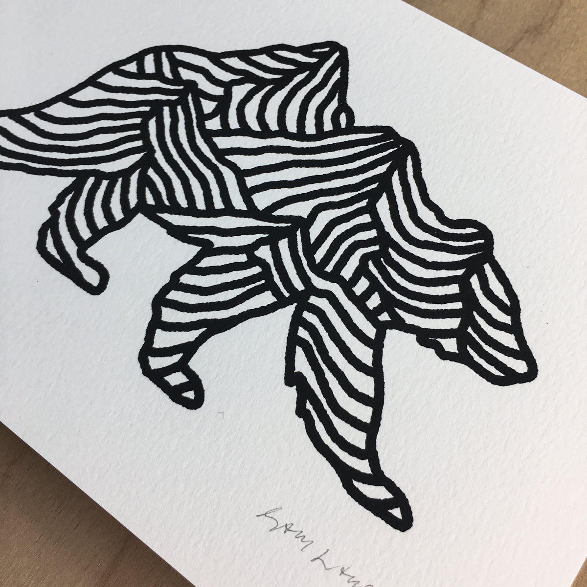 Bear Range - Signed Print #136 – Steel Bison